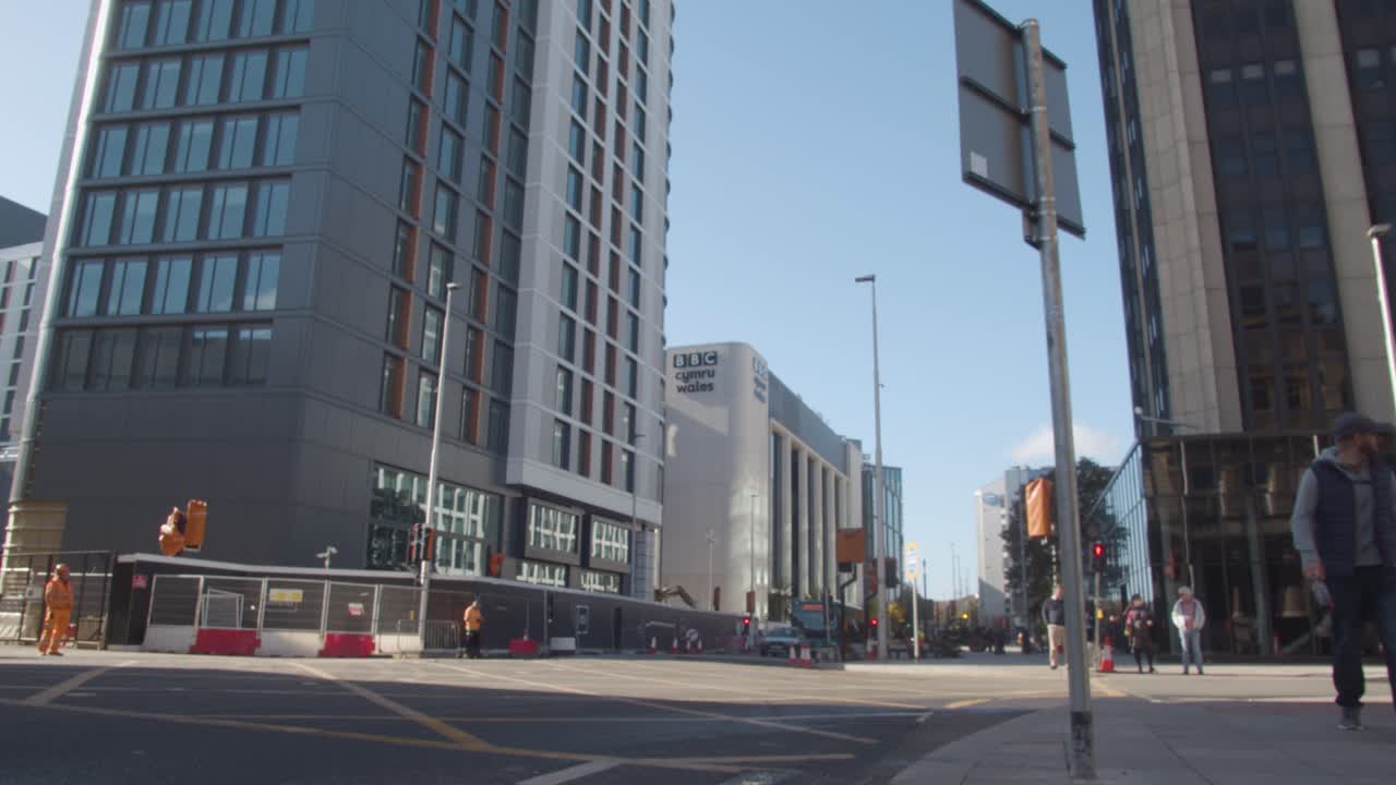 Exterior Of BBC Wales Building In Cardiff City Centre 2 Free Stock ...