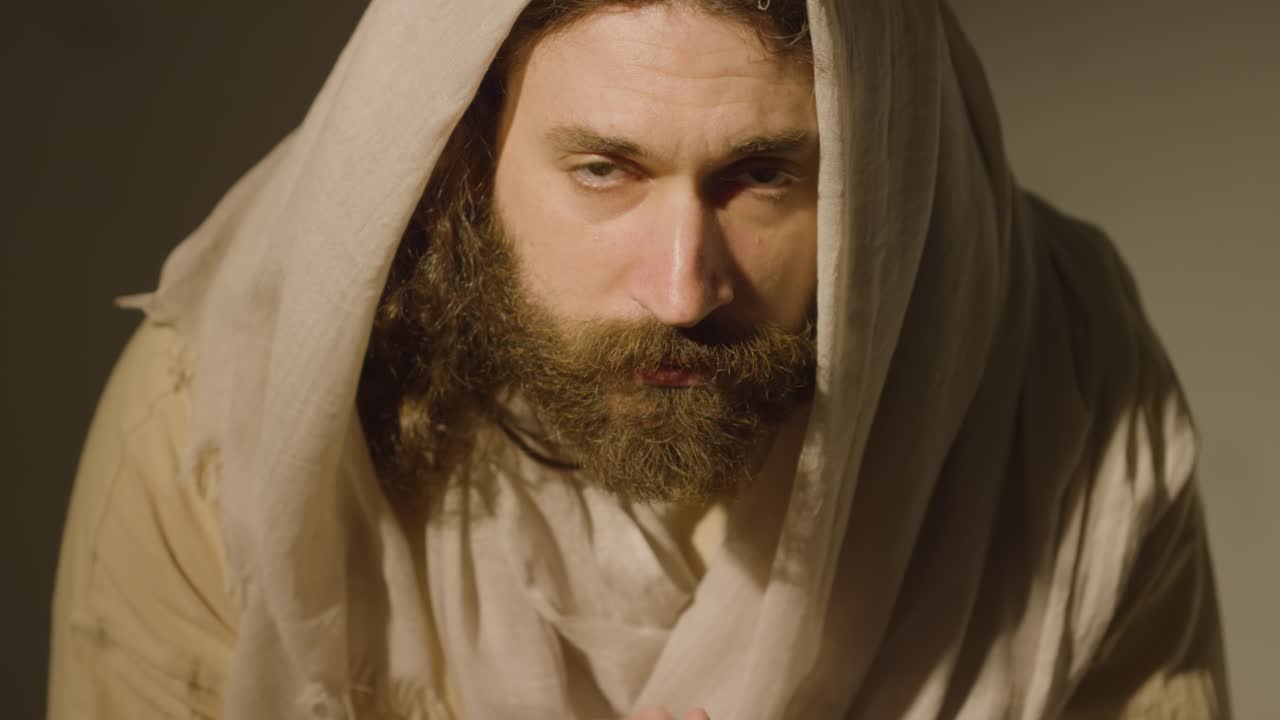 Free stock video - Man wearing robes with long hair and beard ...