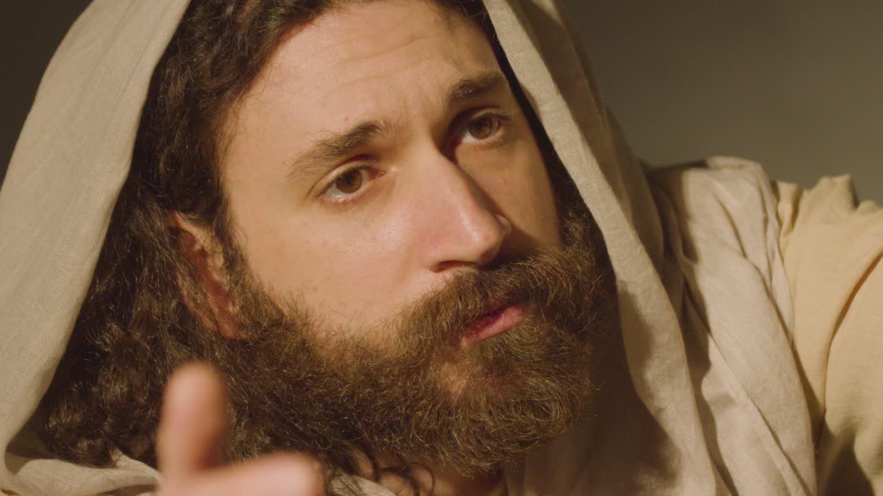 Free stock video - Man wearing robes with long hair and beard ...