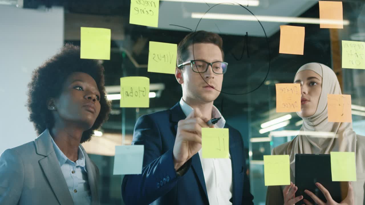 Vídeo Premium - Vista de cerca del grupo de personas de negocios ... Vídeo Premium - Vista de cerca del grupo de personas de negocios ...