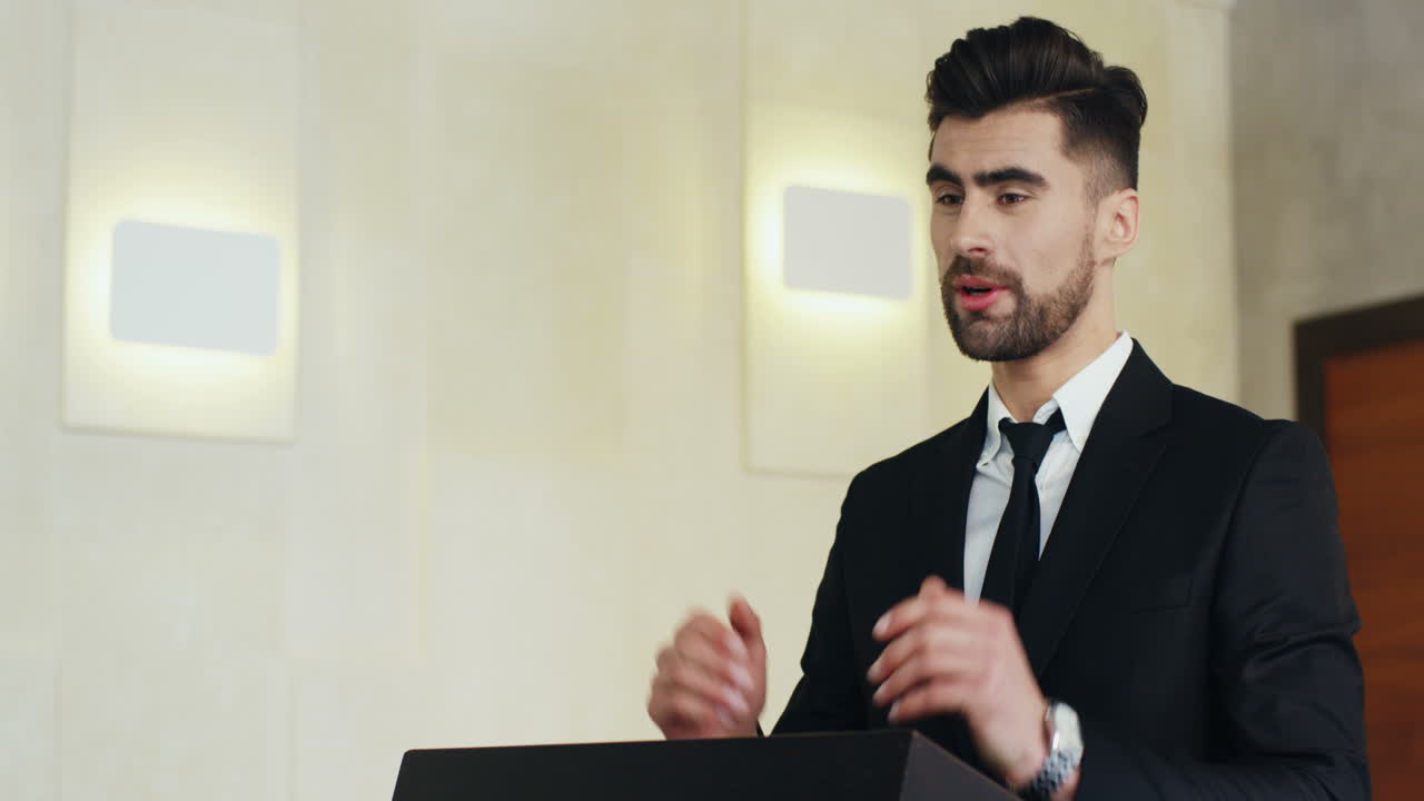 Free stock video - Close-up view of caucasian bearded businessman ... Free stock video - Close-up view of caucasian bearded businessman ...