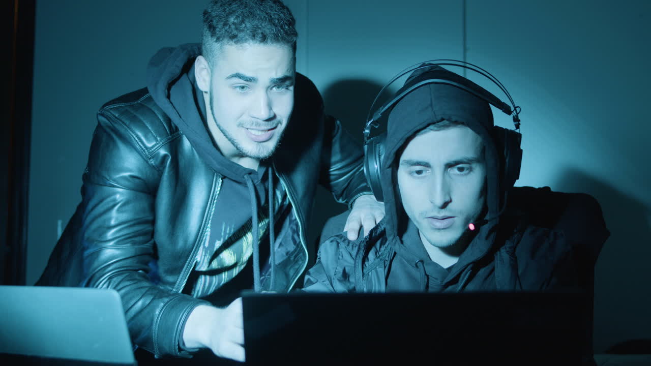 Free stock video - Two young guys experiencing difficulties while ...