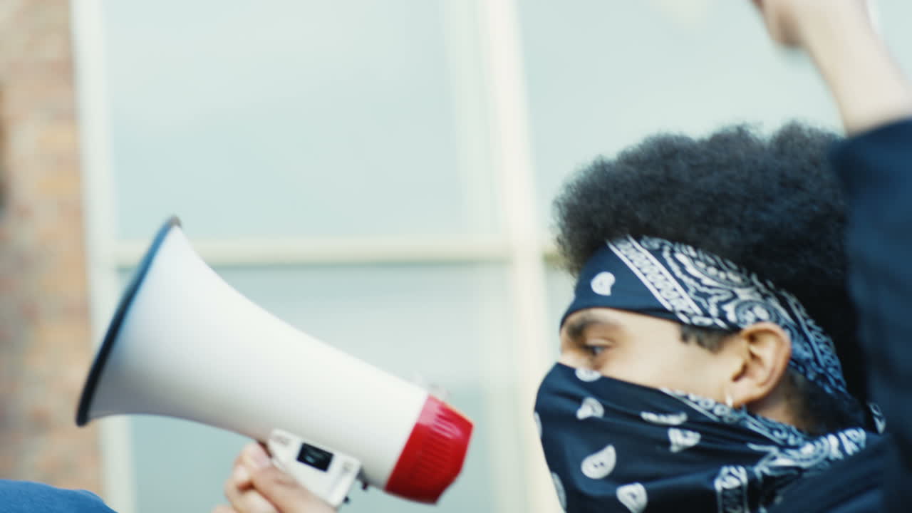 Free stock video - Group of multiethnic people yelling and holding ...