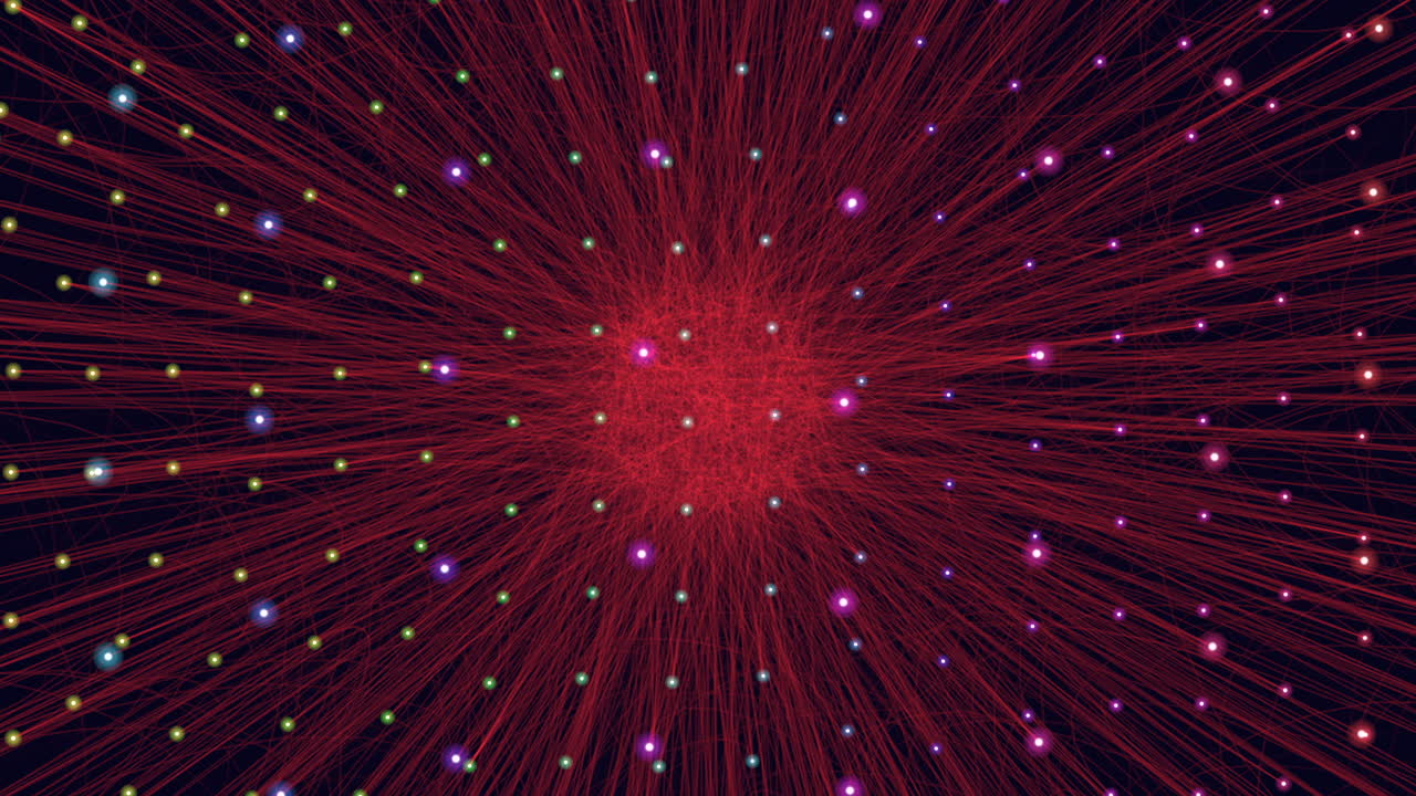 Premium stock video - Radiant burst vibrant 3d rendering of rgb light ...