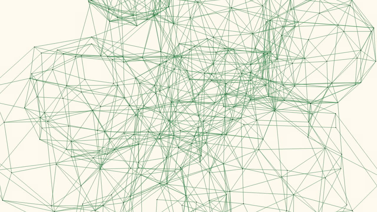 Premium Stock Video Intricate 3d Geometric Structure With Interconnected Lines And Shapes