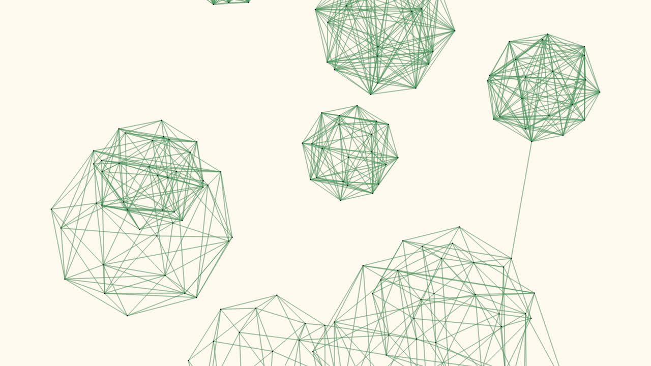 Vidéo de stock Premium - Structure géométrique 3d complexe avec des ...