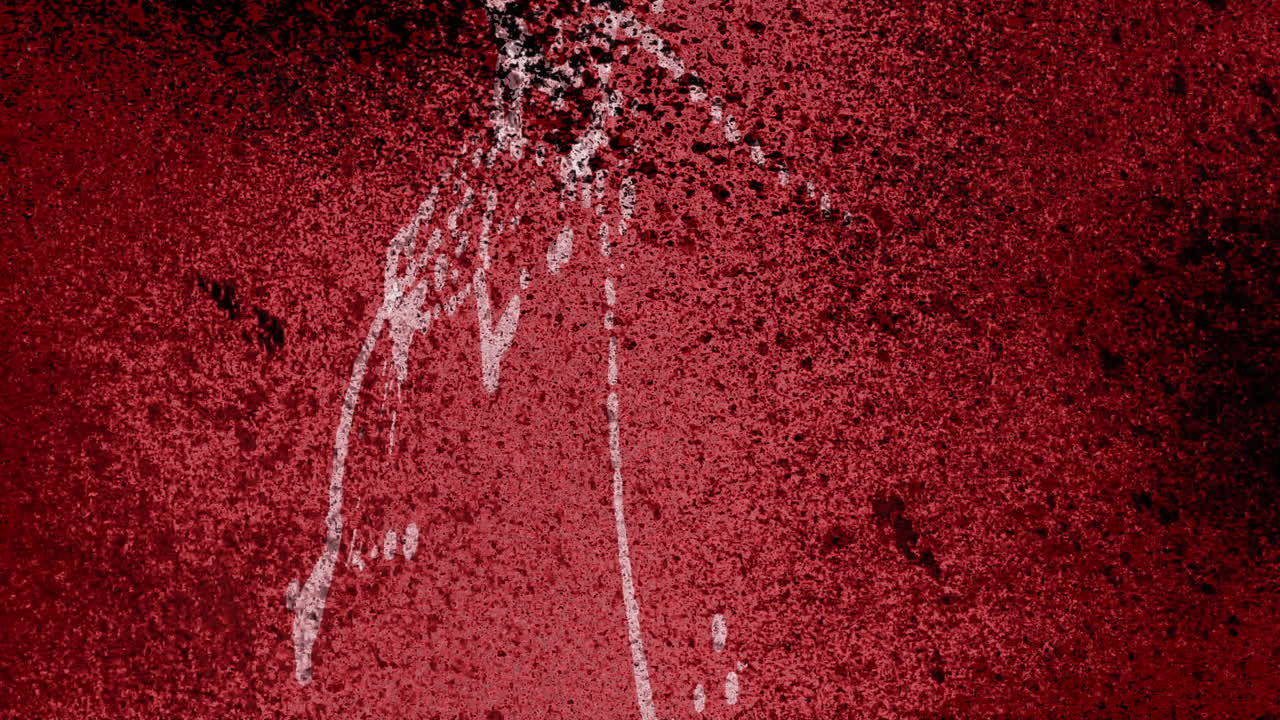 Premium stock video - Gritty red and black background with paint splatters