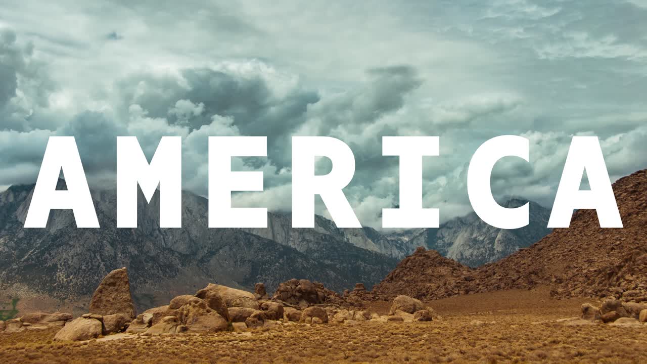 Free stock video - Mountains and desert landscape in american national ...
