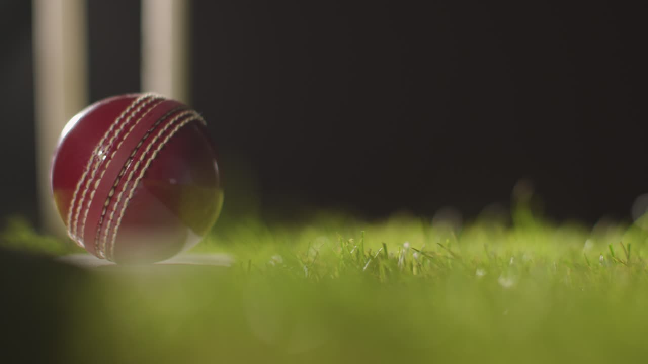 Free stock video - Cricket still life with close up of ball on bat ...