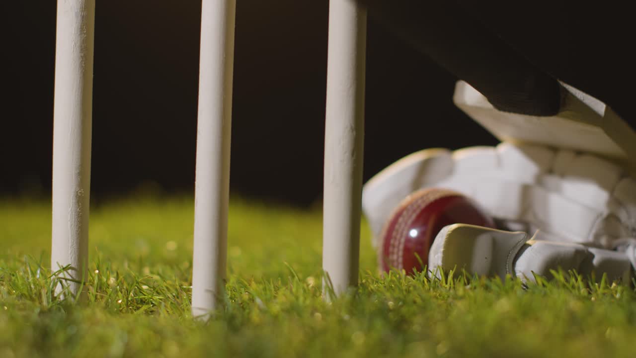Free stock video - Cricket still life with close up of bat ball and ...