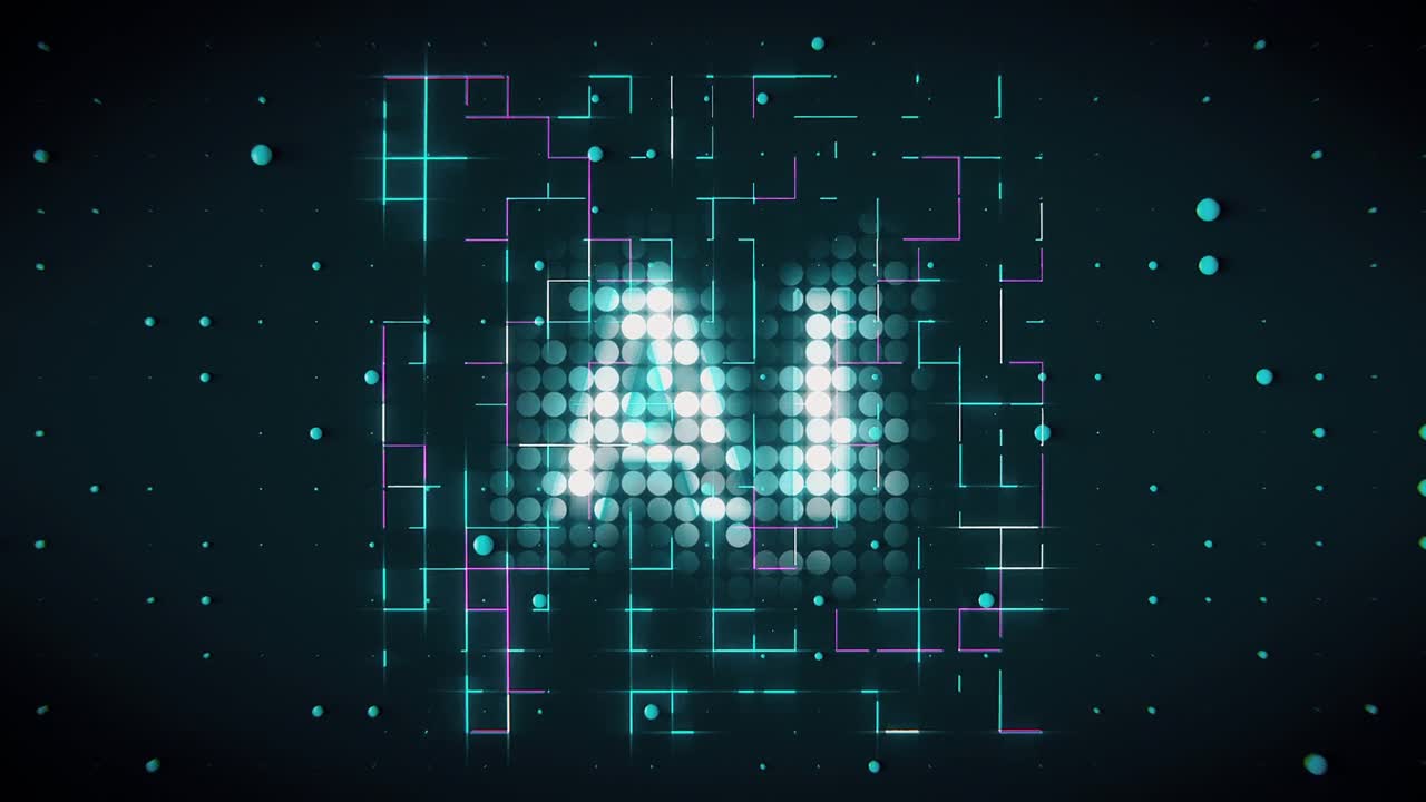 3D Render Animation Of AI Artificial Intelligence In CPU Chipset ...