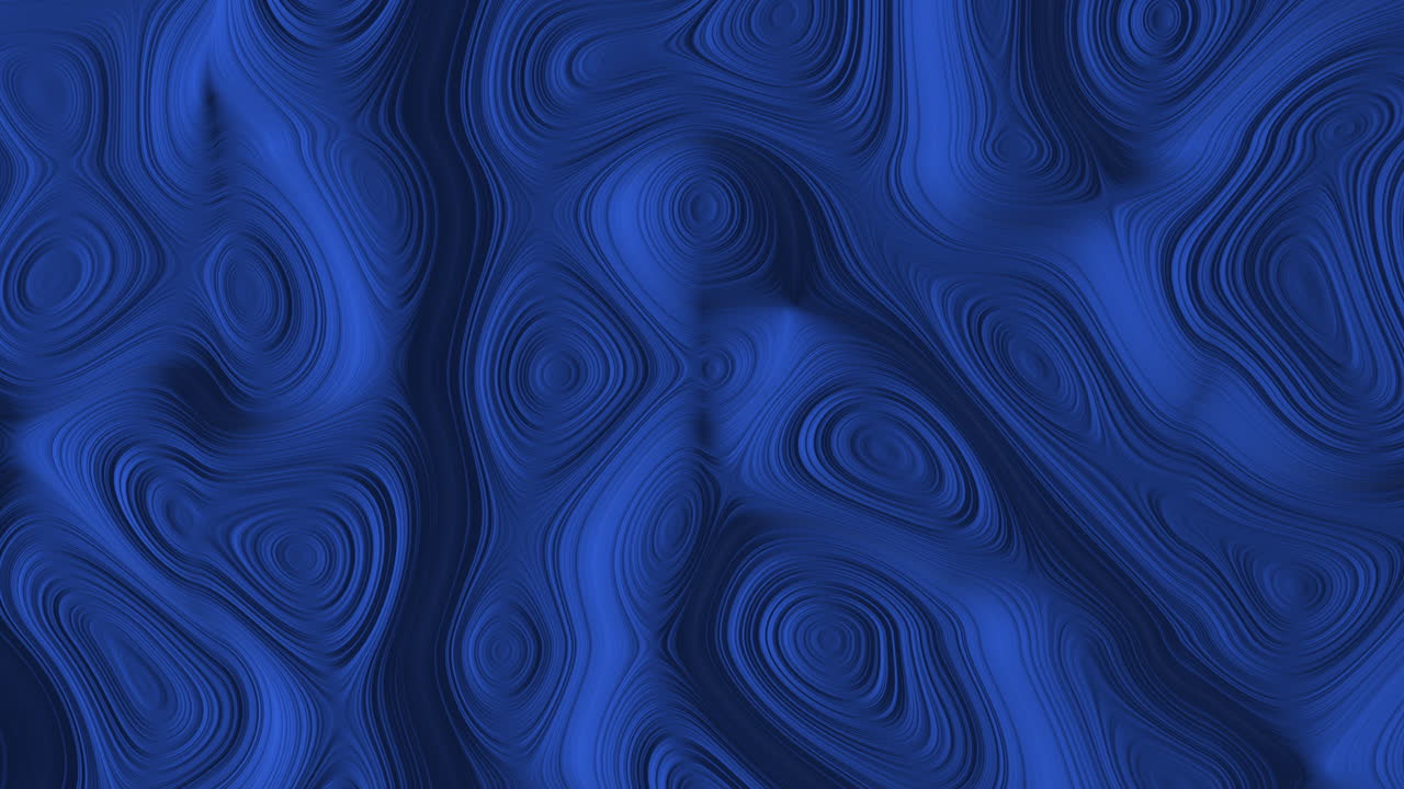 Premium stock video - Flowing blue waves and vortex circles in black gradient 1