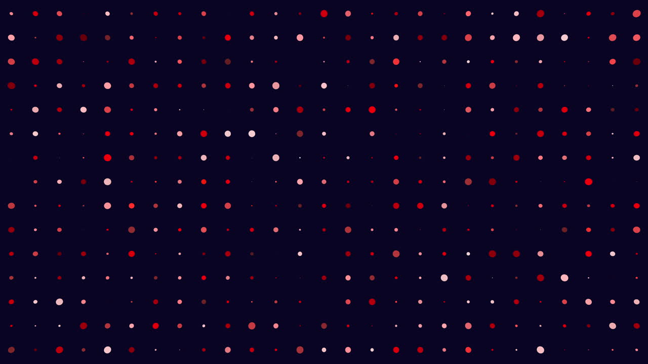 Premium stock video - Dots pattern with neon color in dark space