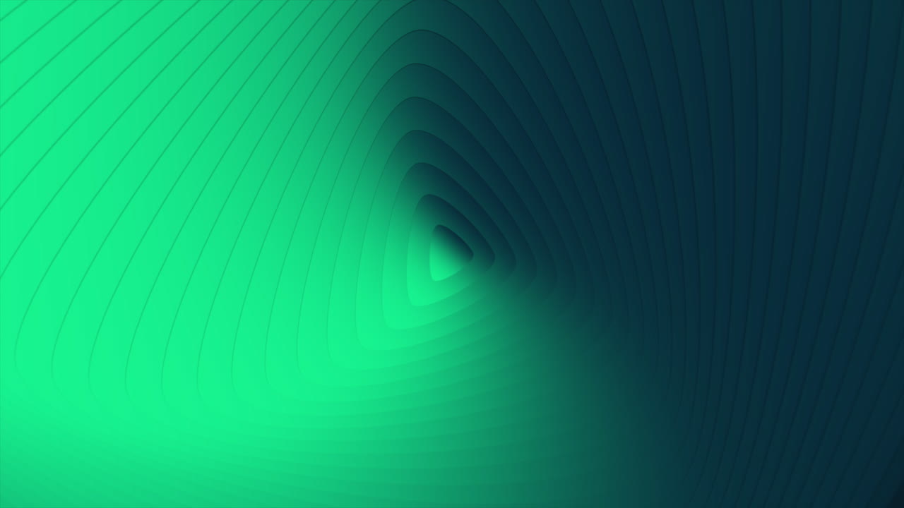 Premium stock video - Blue and green gradient waves pattern