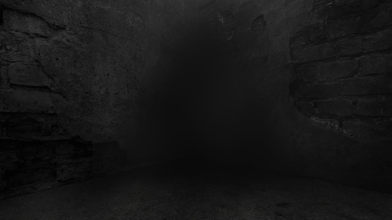 Premium stock video - City alleyway with wall in night time 1