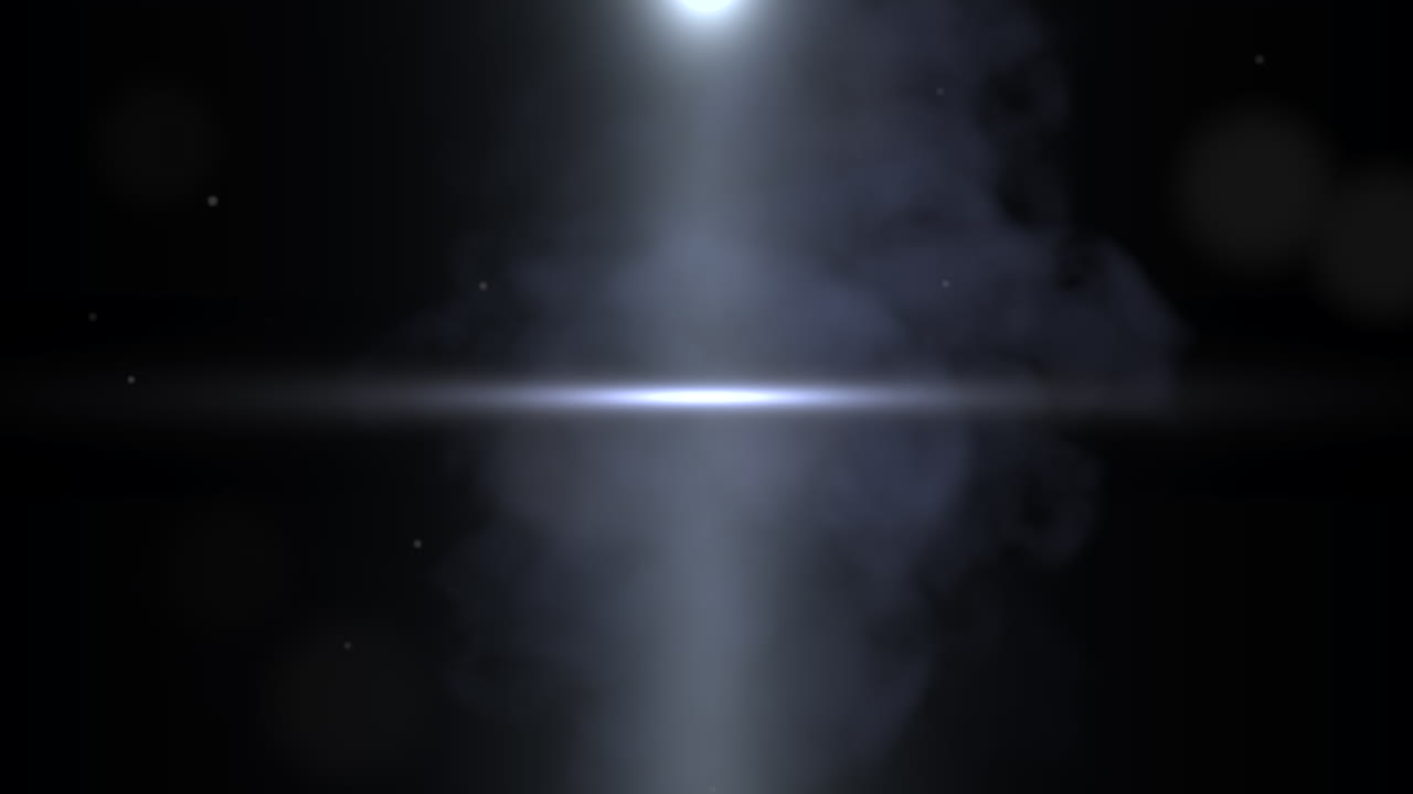 Premium stock video - White smoke and fashion light effect in dark space