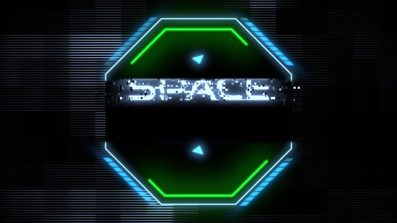 Premium stock video - Space day with digital hud elements on computer ...