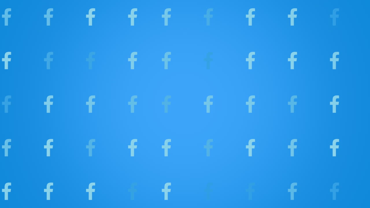 Premium stock video - Social facebook icons pattern on network background 1 Premium stock video - Social facebook icons pattern on network background 1
