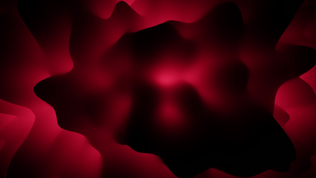 Premium stock video - Abstract red and black waves pattern with neon ...