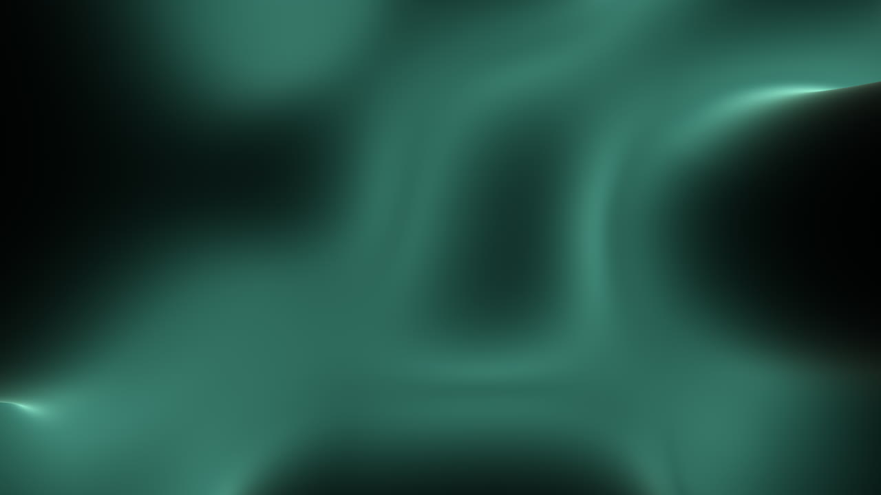 Premium stock video - Futuristic green waves on black gradient 4