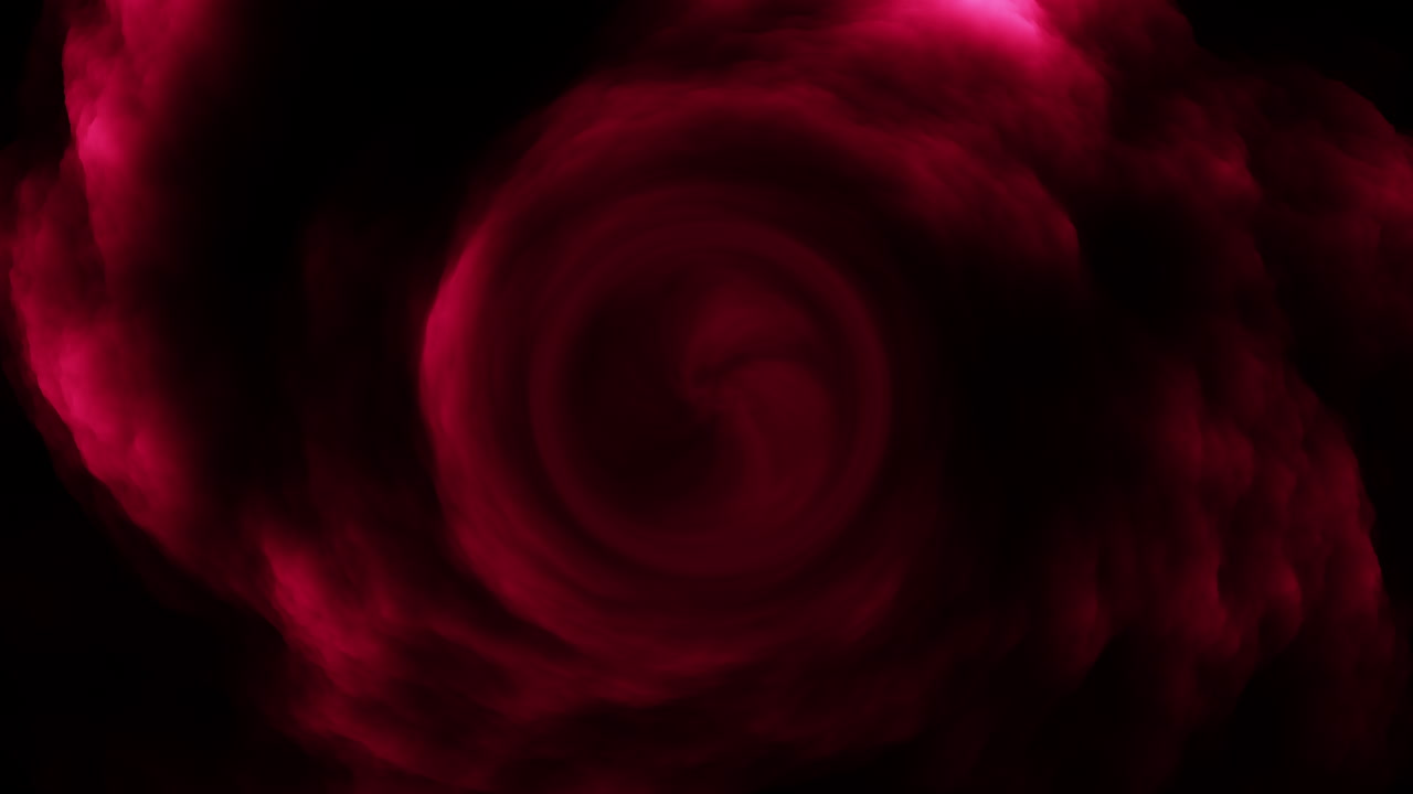 Premium stock video - Thunderstorm sky with dark mystical red clouds