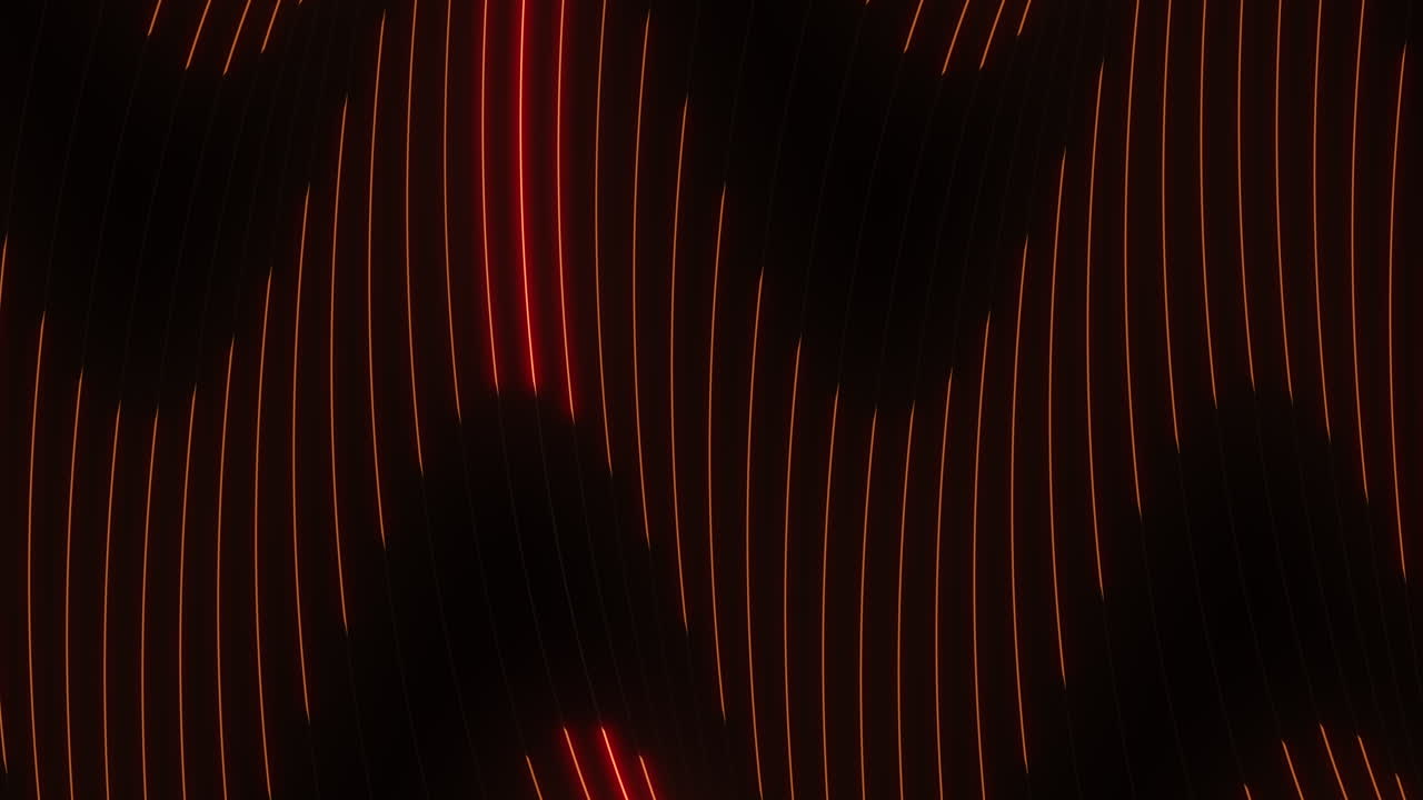 Premium stock video - Red neon lines in random on black gradient