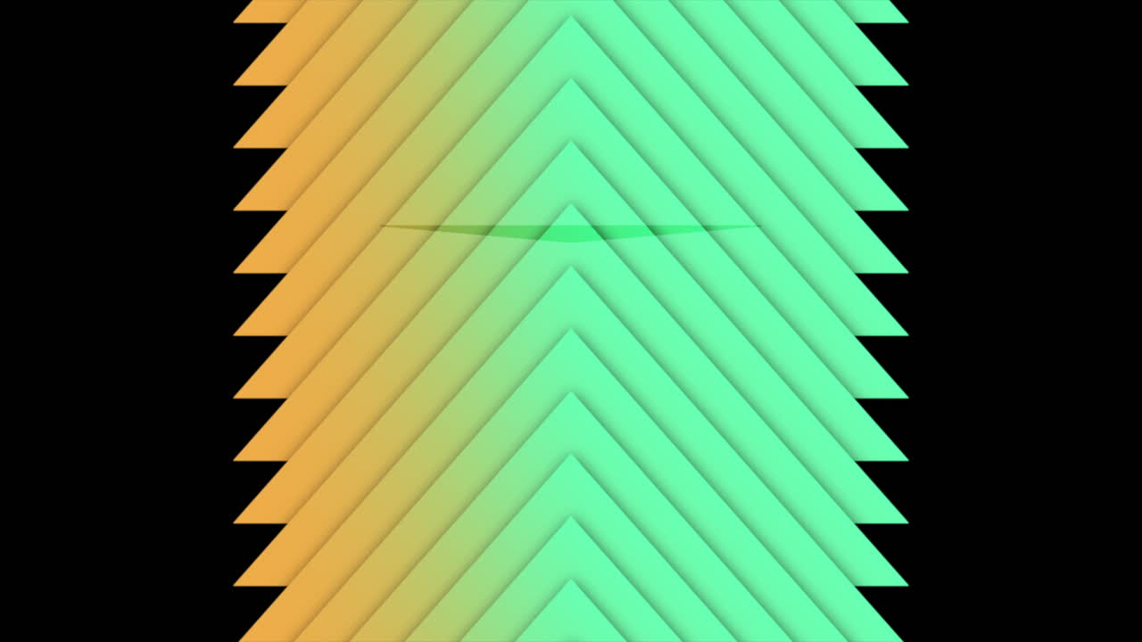 Premium stock video - Gradient yellow and green triangles pattern