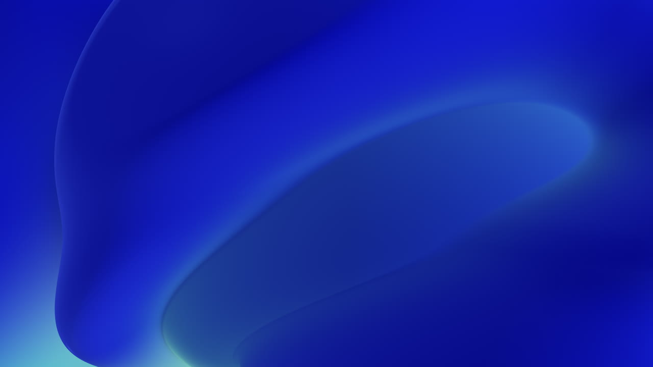 Premium stock video - Fantasy abstract blue geometric shape on gradient