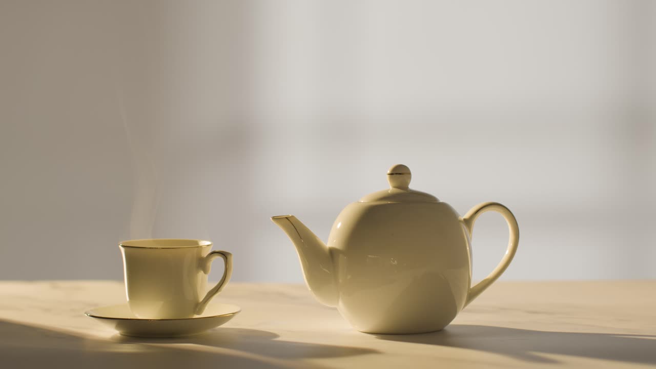 Free stock video - Studio shot of making traditional british cup of tea ...
