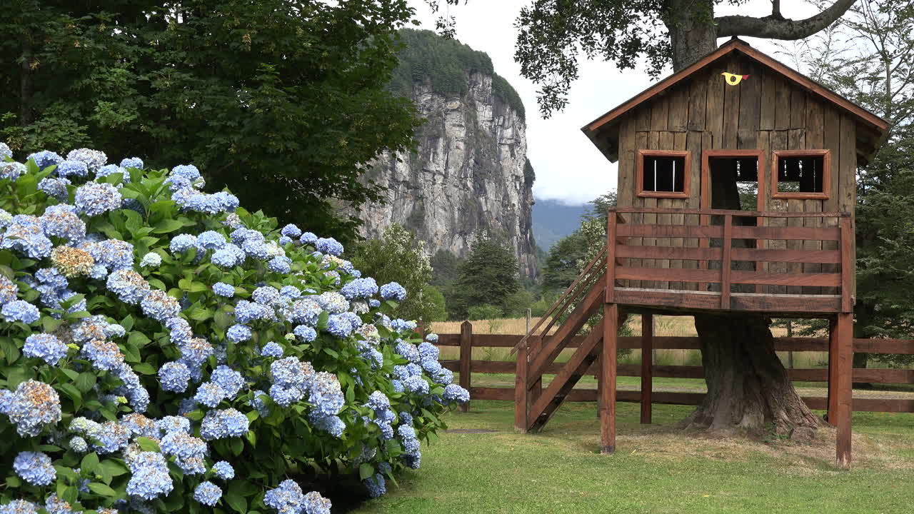 Chile Wood Building In Patagonia Free Stock Video Footage Download Clips