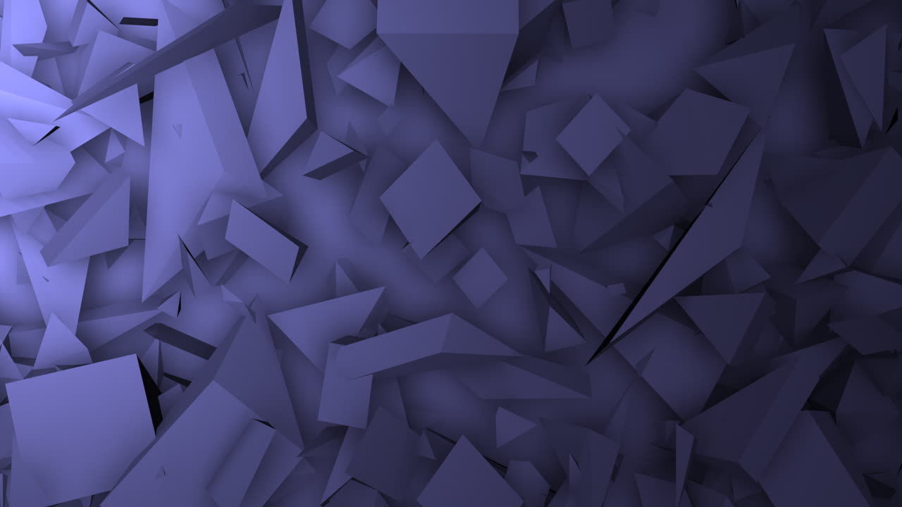 Premium stock video - Motion dark geometric shapes 15