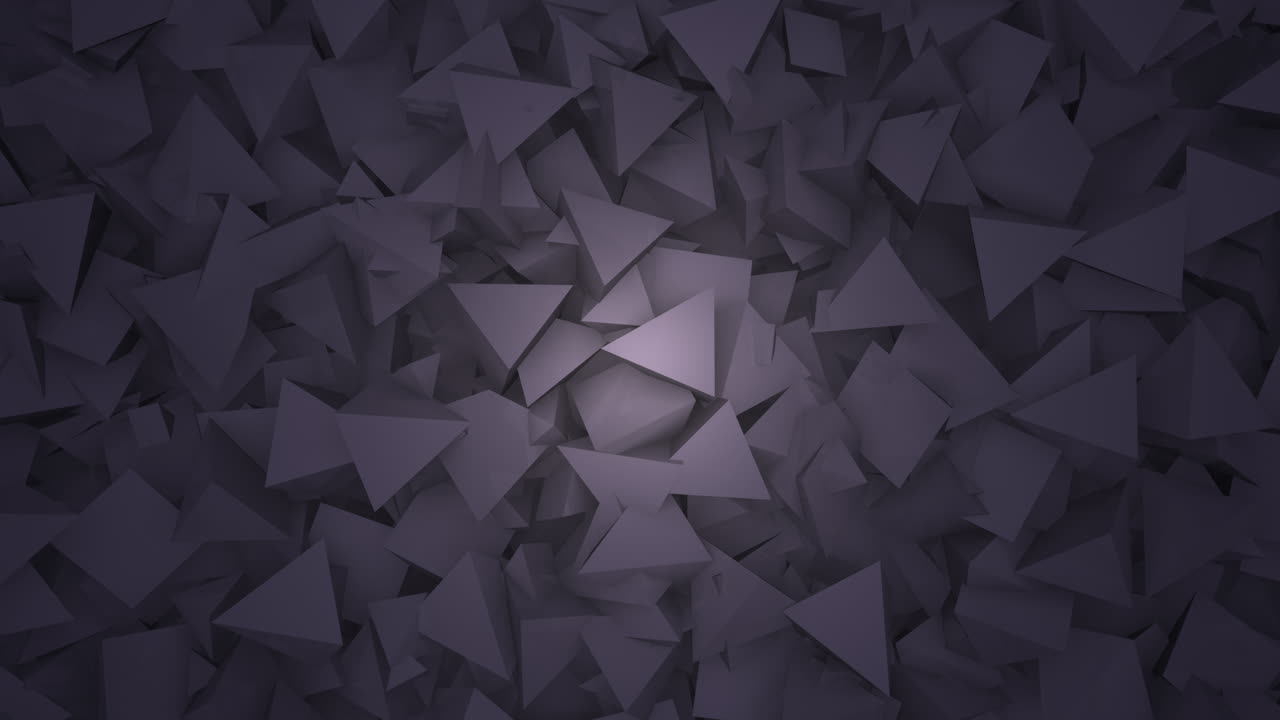 Premium stock video - Motion dark black geometric shapes 2