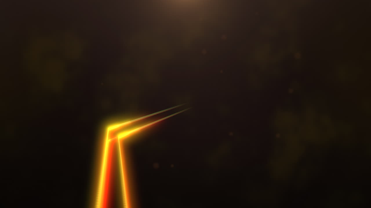 Premium stock video - Motion gold lines 1