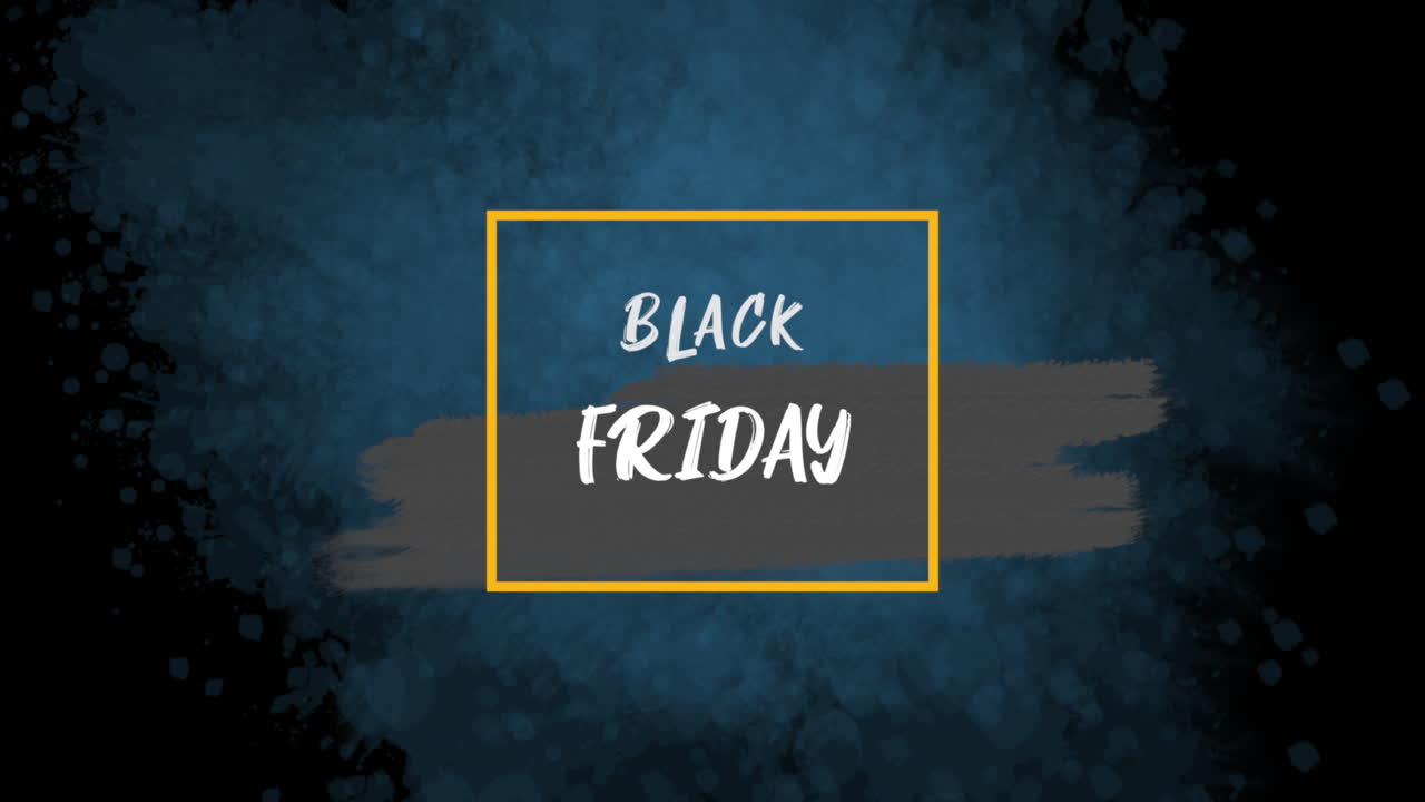 Premium stock video - Animation intro text black friday on blue Premium stock video - Animation intro text black friday on blue