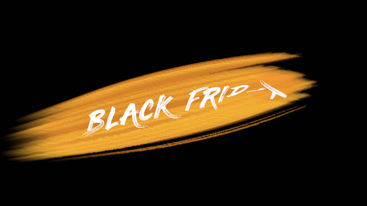 Premium stock video - Animation intro text black friday on yellow Premium stock video - Animation intro text black friday on yellow