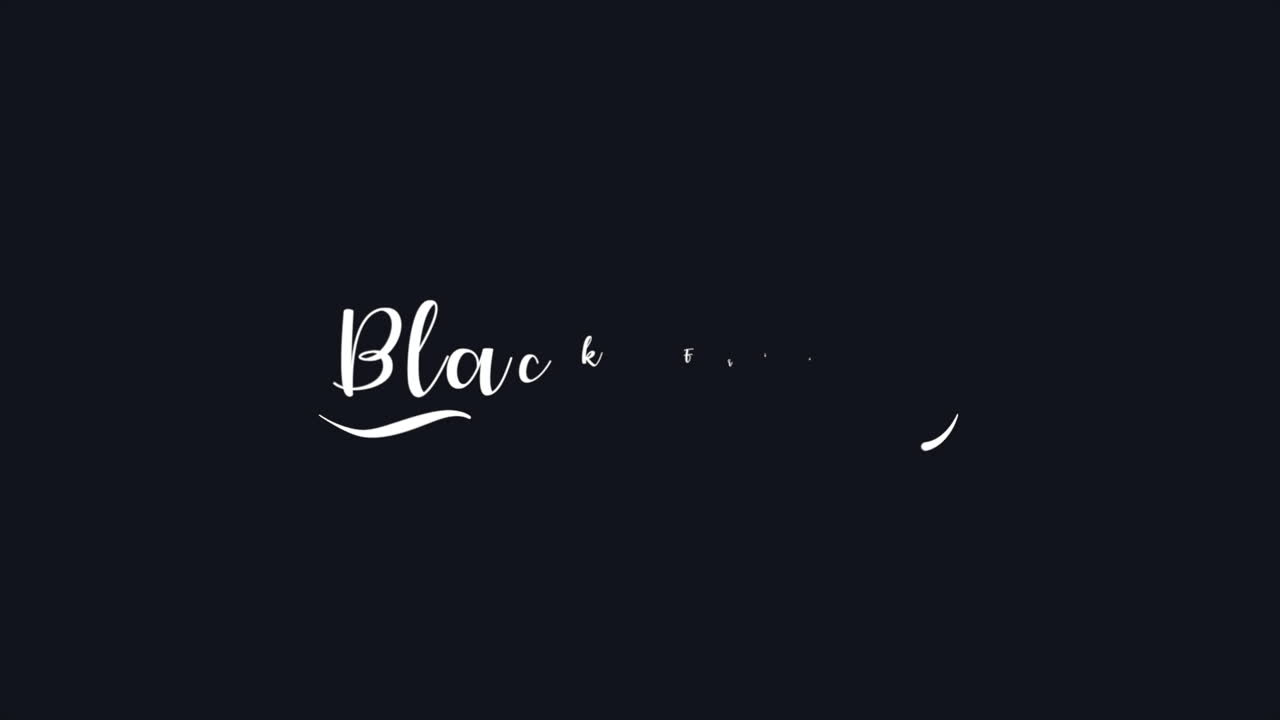 Premium stock video - Animation intro text black friday on black 2 Premium stock video - Animation intro text black friday on black 2