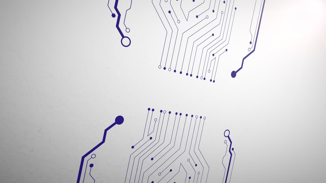 Premium stock video - Motion computer chip abstract background 2