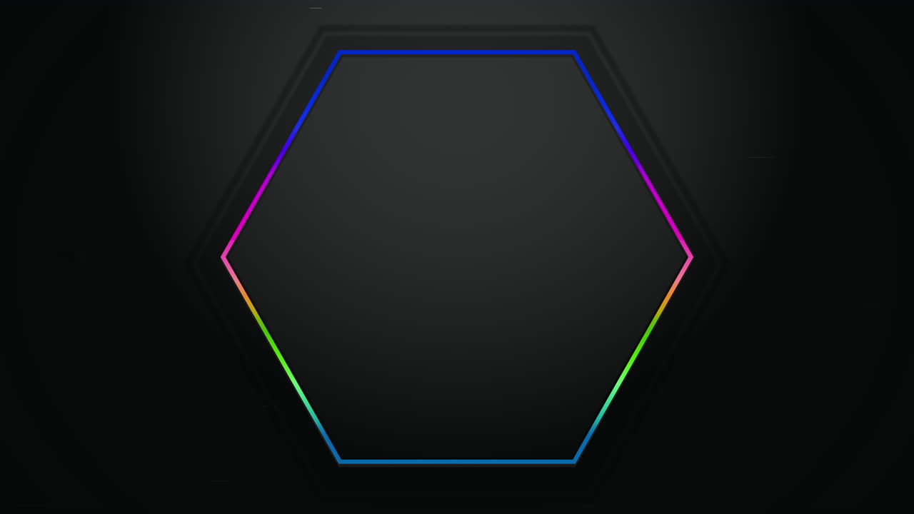 Premium stock video - Motion hexagon abstract background