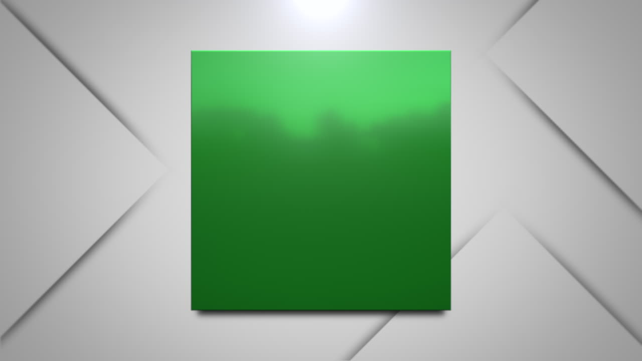 Premium stock video - Motion green square abstract background