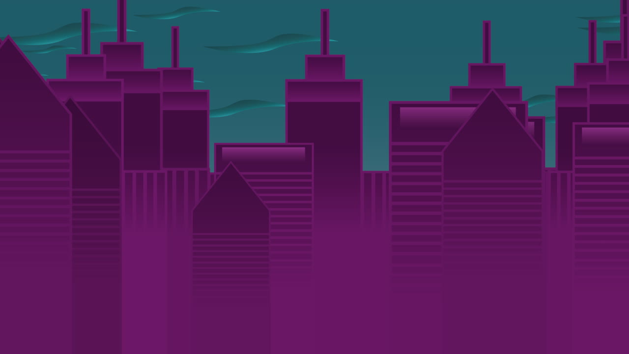 Premium stock video - Cartoon animation background with motion clouds ...