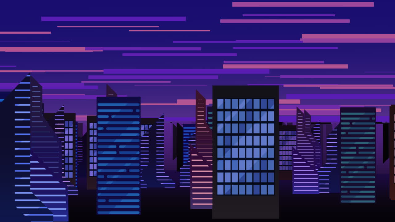 Premium stock video - Cartoon animation background with motion clouds ...