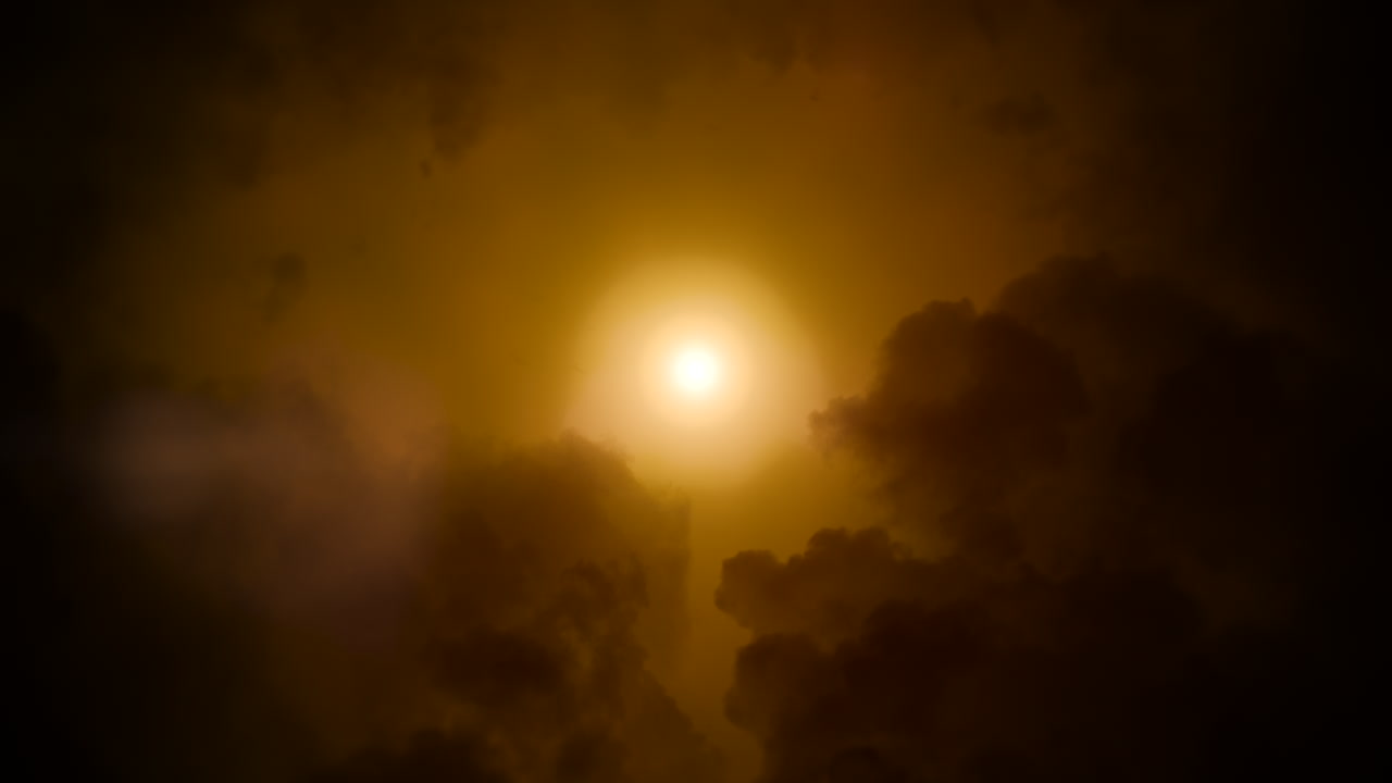 Premium stock video - Cinematic background with cloudy and sun with ...