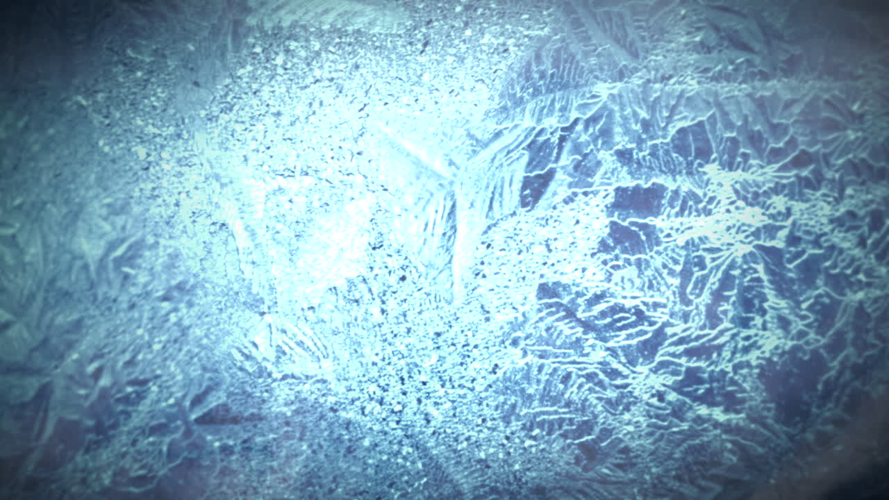 Premium stock video - Cinematic background with ice with snow and ...