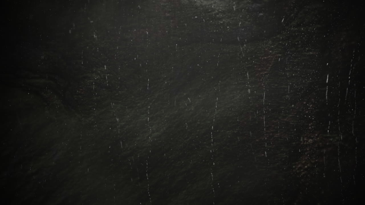 Premium stock video - Cinematic background with rain and motion camera 3