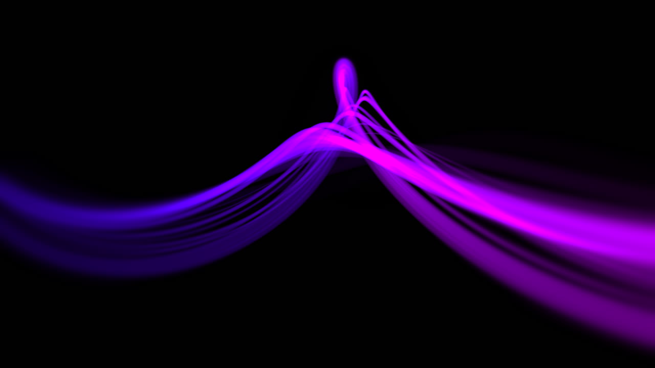 Premium stock video - Motion blue and purple lines with abstract background