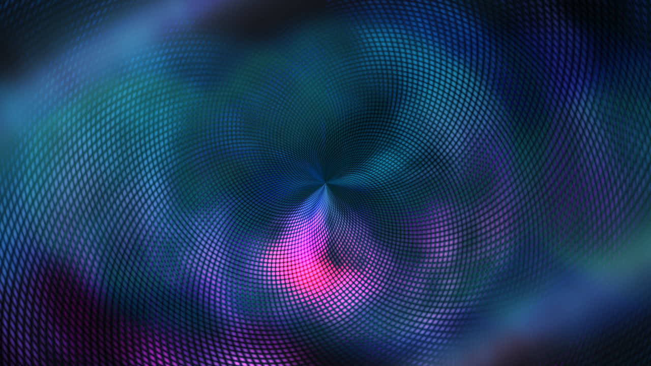 Premium stock video - Motion colorful neon dots with abstract background 1