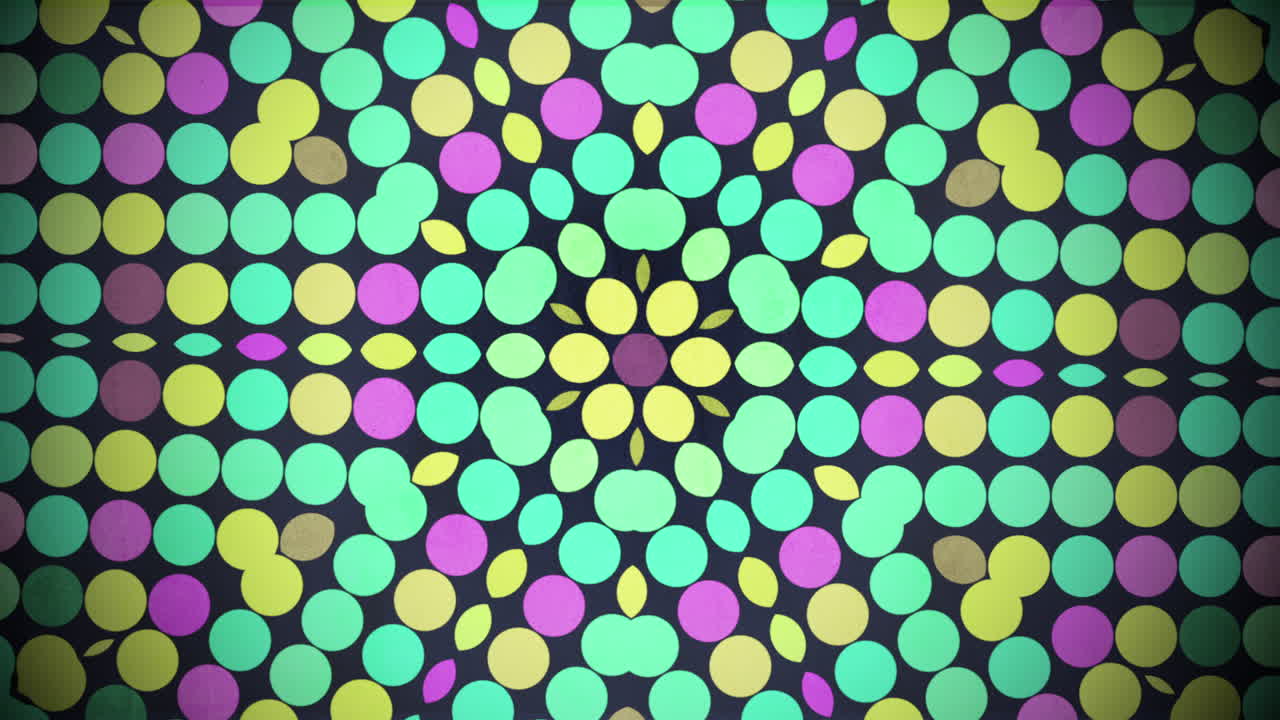 Premium stock video - Motion colorful dots pattern 3