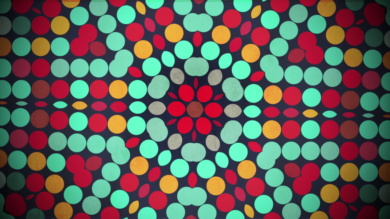 Premium stock video - Motion colorful dots pattern 4
