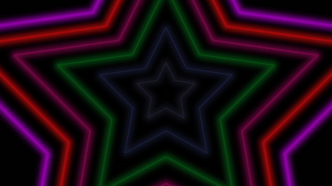Premium stock video - Motion retro stars on abstract background 5