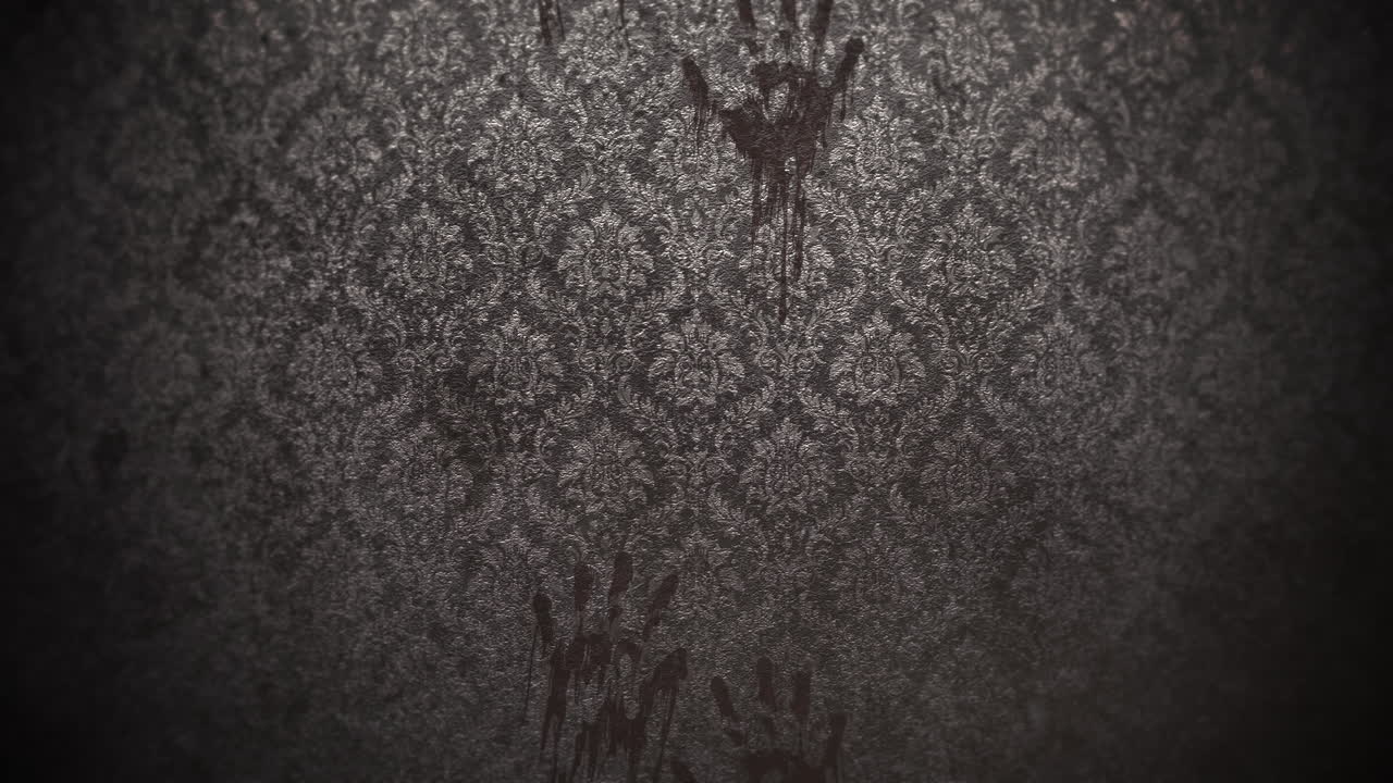 Premium stock video - Mystical horror background with dark hall of room 1